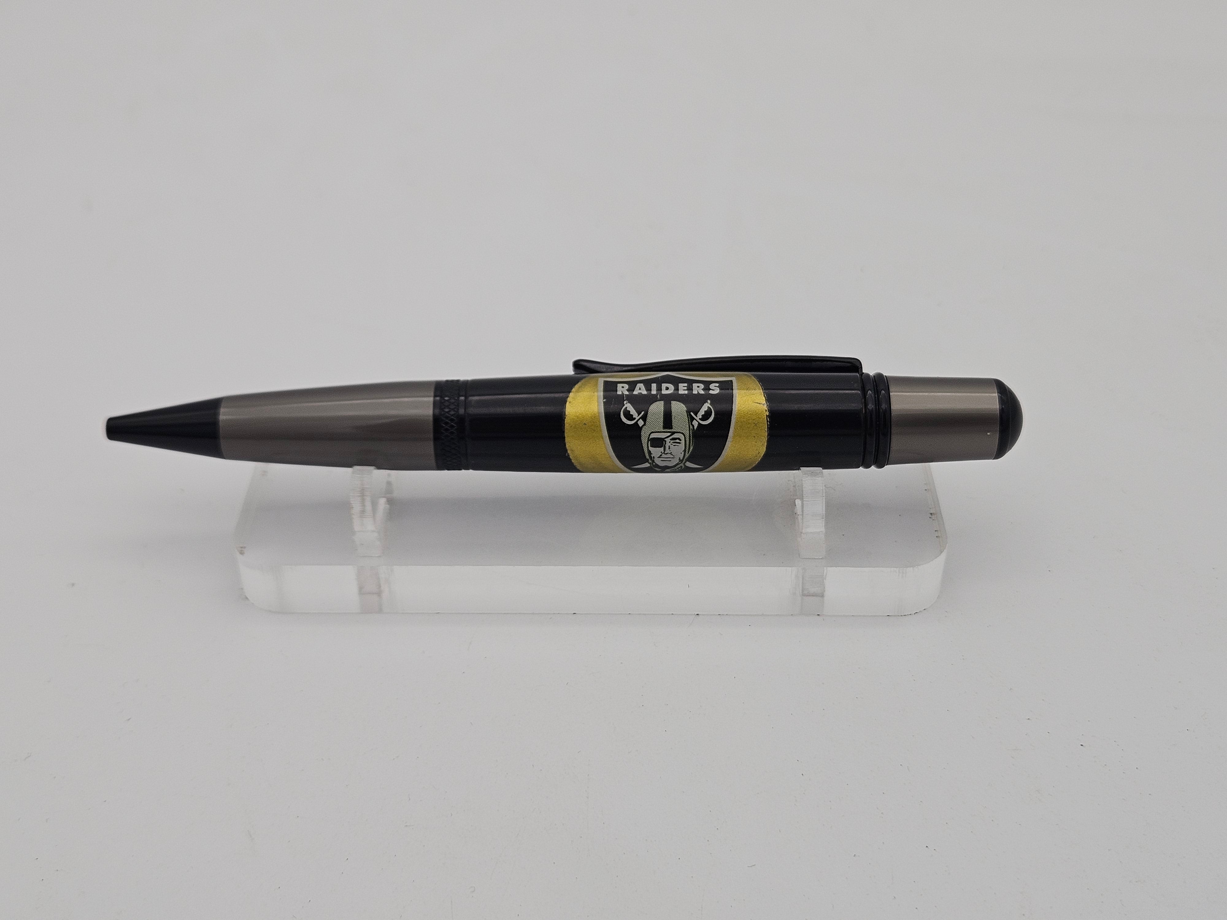 Raiders Oakland Las Vegas PEN Made with Beer Bottle Cap Vintage Ballpo ...