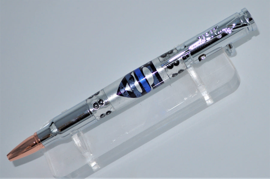 Superman "S" Police Thin Blue Line Bolt Action Rifle Pen Metalic, Chro ...