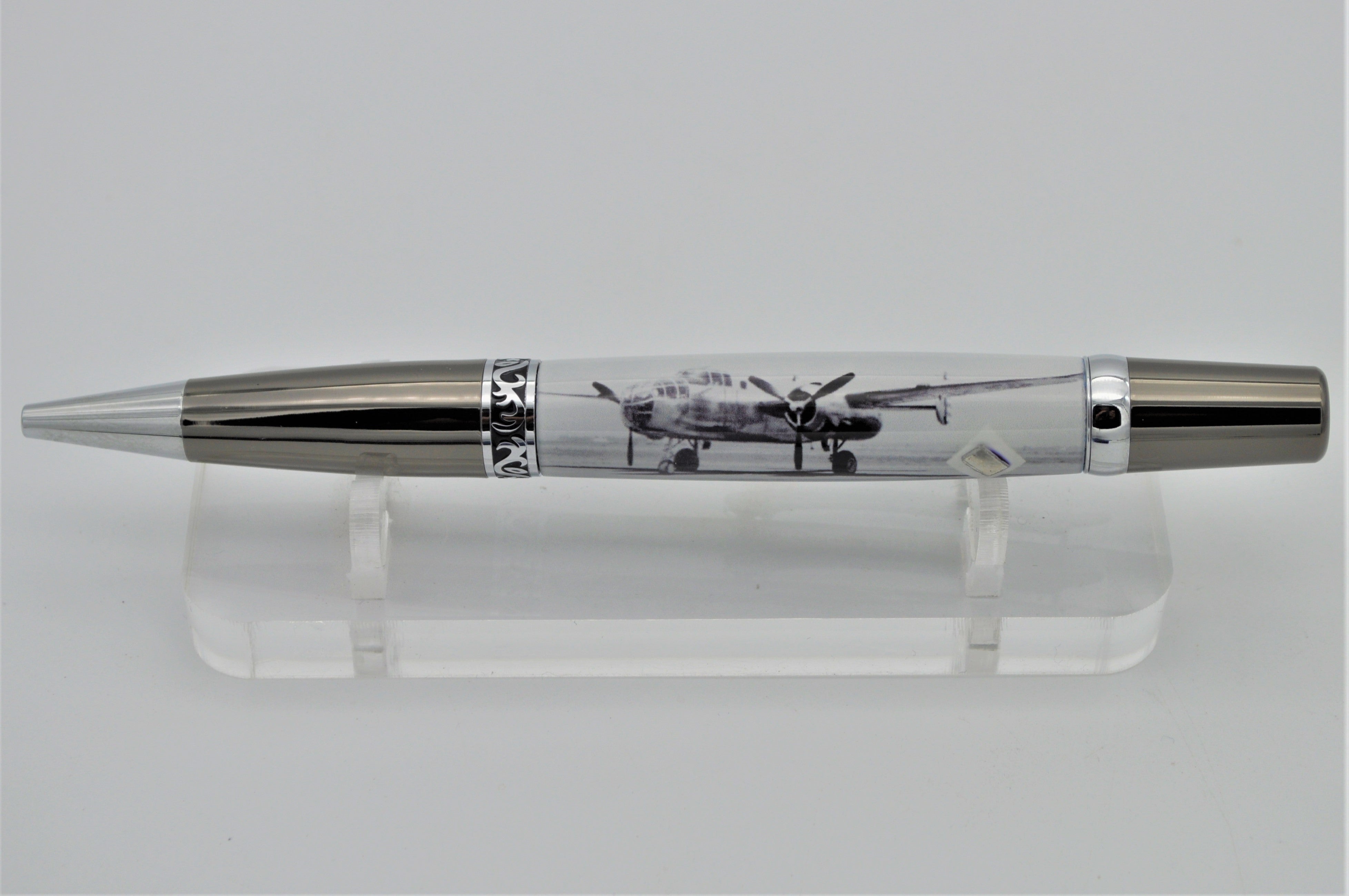 B-25 MITCHELL Warbird Pen WWII Aircraft Pen with Metal From The "SANDB ...