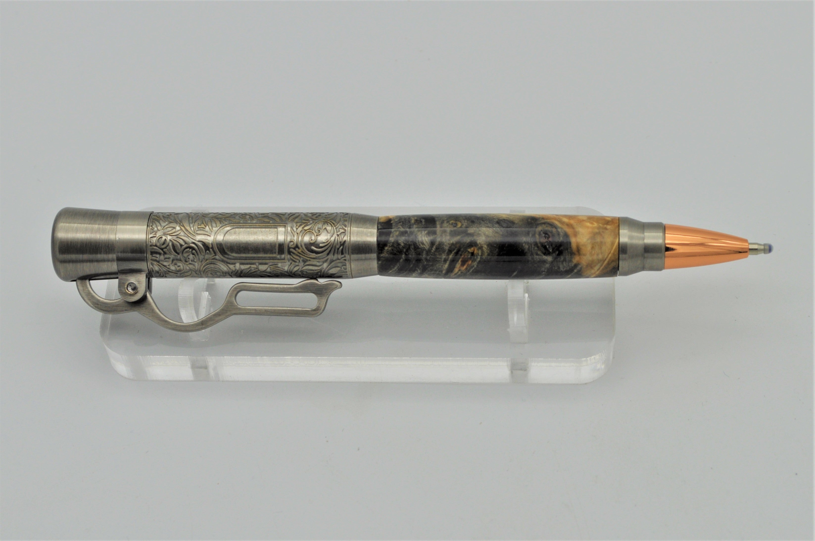 Lever Action Pen Winchester Model 1894 Rifle Pen Buckeye Burl Antique ...